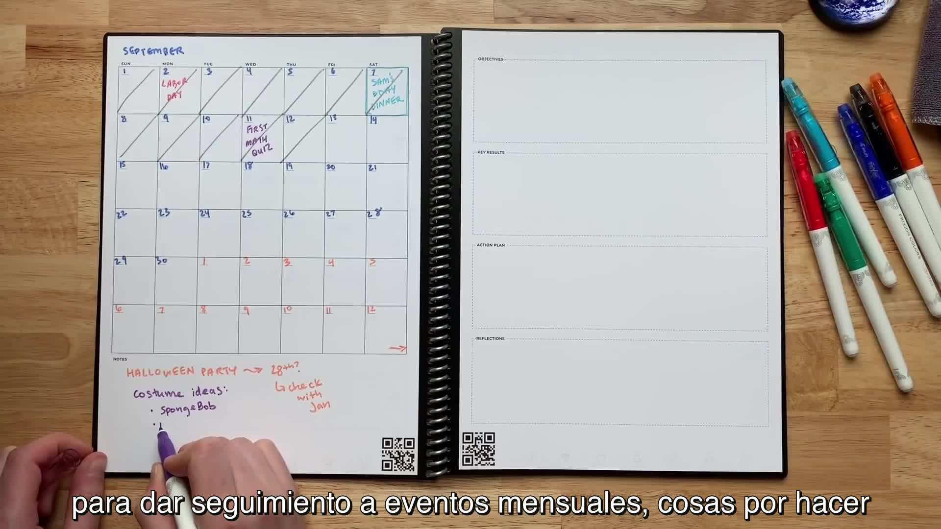 Watch Rocketbook Fusion Smart Reusable Notebook - Calendar, To-Do Lists ...