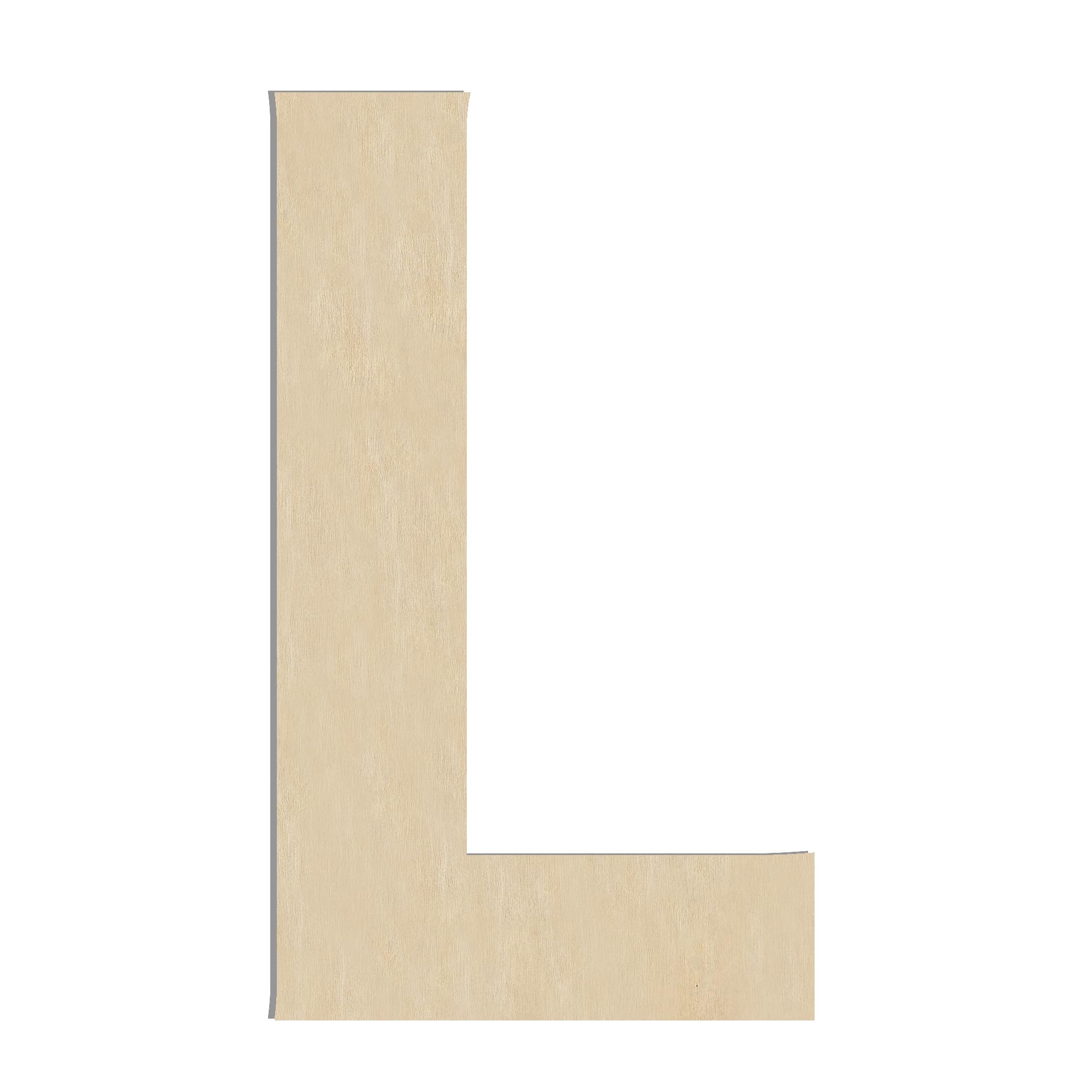 Amazon.com: HILAZA 17 Inch Large Wooden Letter L, 1/4 in Thick Big Wood ...