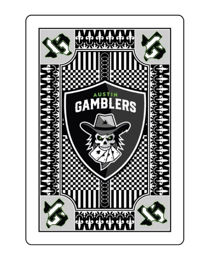 Buy Austin Gamblers Shield Logo Playing Cards Online at Low Prices in ...