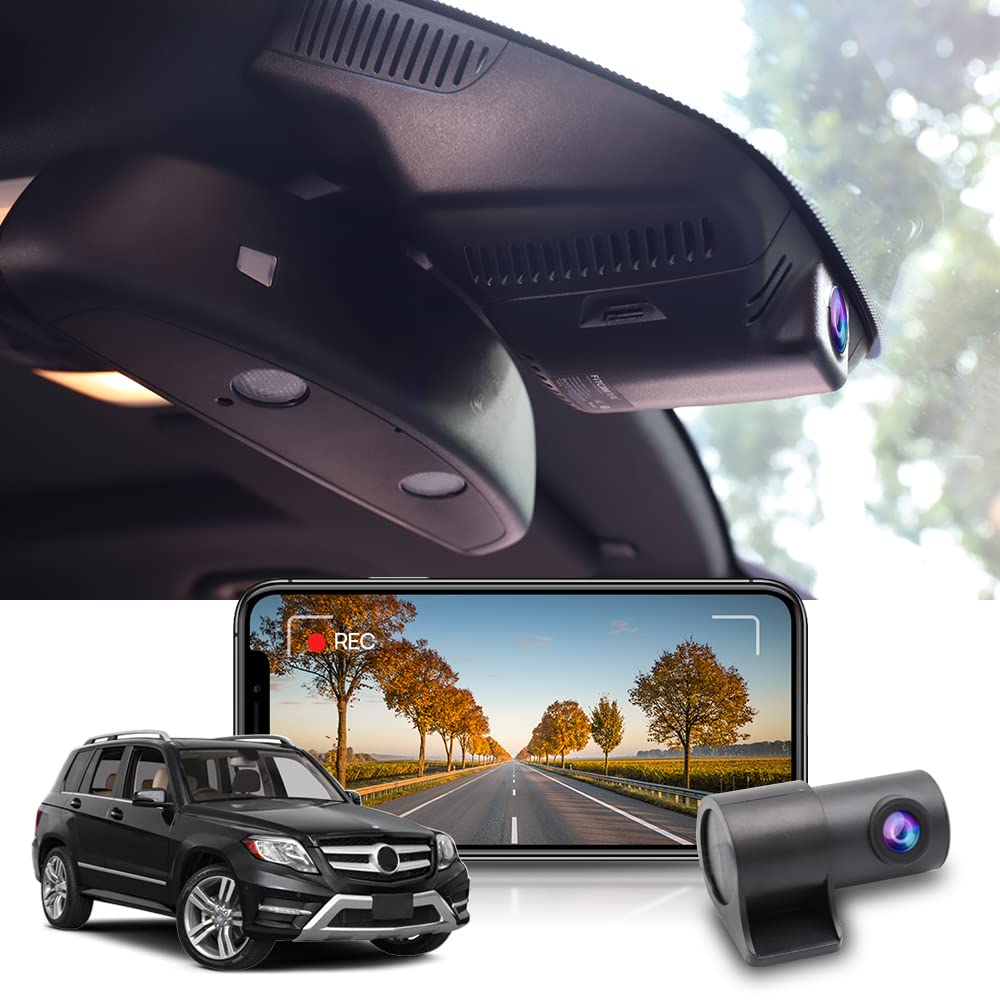 Amazon.com: Fitcamx Front 4K+Rear 1080P Dash Cam Adapts for Mercedes ...