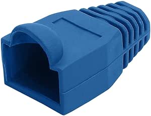 Amazon.com: TUDIN 50Pcs Blue RJ45 Strain Relief Boots Cat5e Cat6 ...