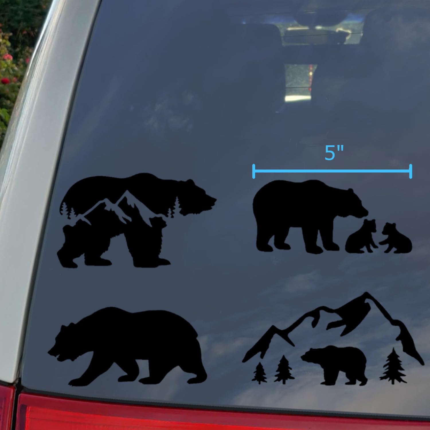 Silueta De Oso Negro