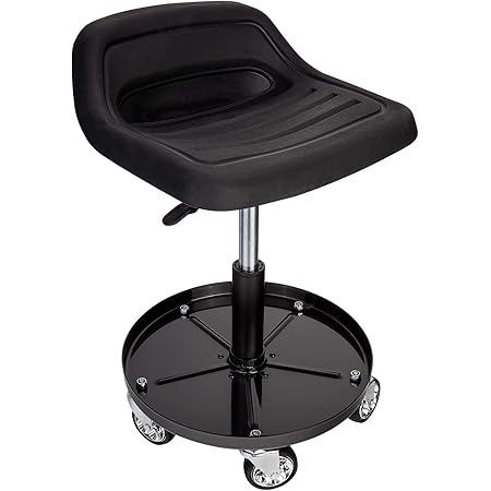 Amazon.com: Traxion 2-230 Monster Rolling Padded Mechanic Stool Seat ...