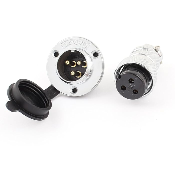 Buy Aexit Set (Terminal, connector) Male+Female 3 Terminals 25mm Port ...