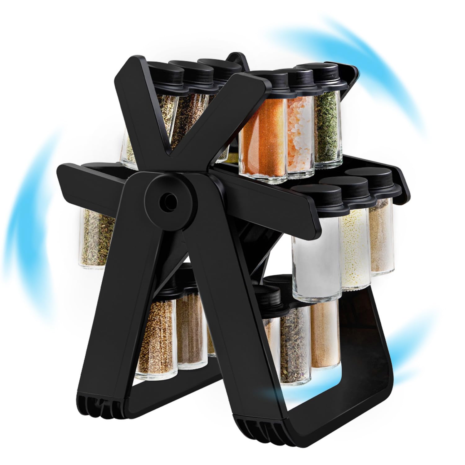 Amazon.com: STEAM DIVERTER Rotating Spice Rack - Revolving Ferris Wheel ...