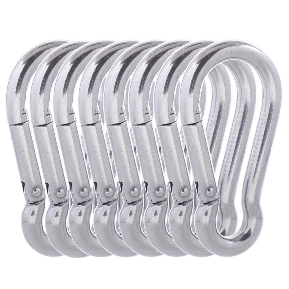 Amazon.co.jp: SEPWIK カラビナ 316 ステンレス スプリングフック 多機能スプリングスナップ キーホルダー : 産業・研究開発用品