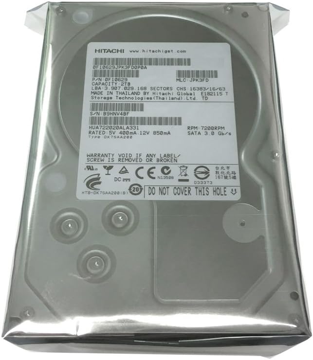 Amazon.com: Seagate 2TB HDD 7.2K RPM 3.5" 6Gb/s SATA Hard Disk Drive ...