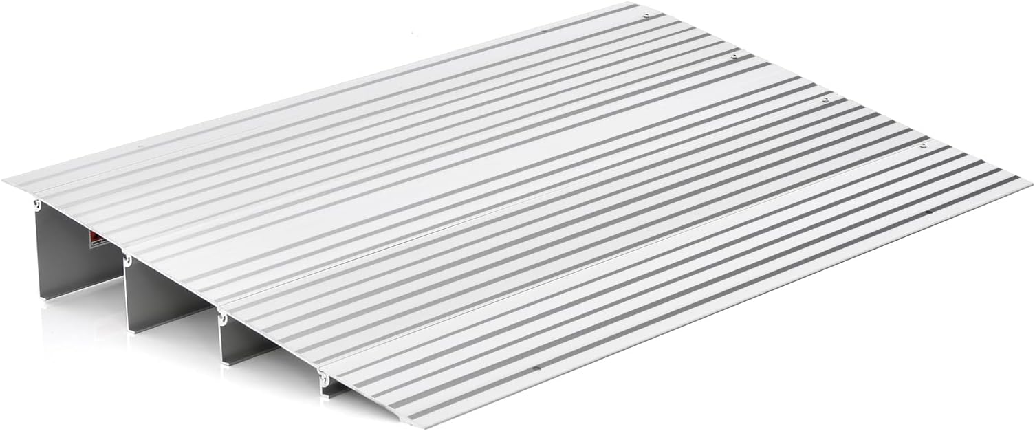 COSTWAY Door Threshold Ramp, 3”/4”/5” Rise Aluminum Threshold Ramps ...