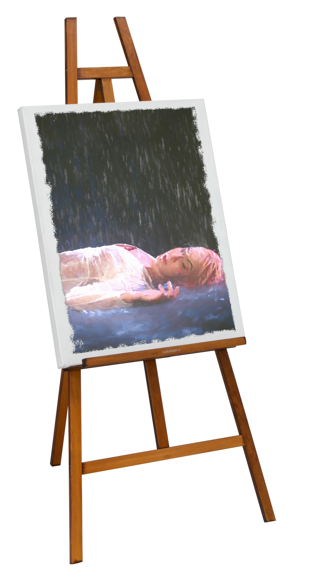 Studio Designs Wood Museum Art Lyre Display Easel for Artists and ...