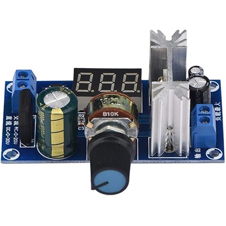 Amazon.com: LM317 Adjustable Voltage lM317t Power Supply Control Module ...