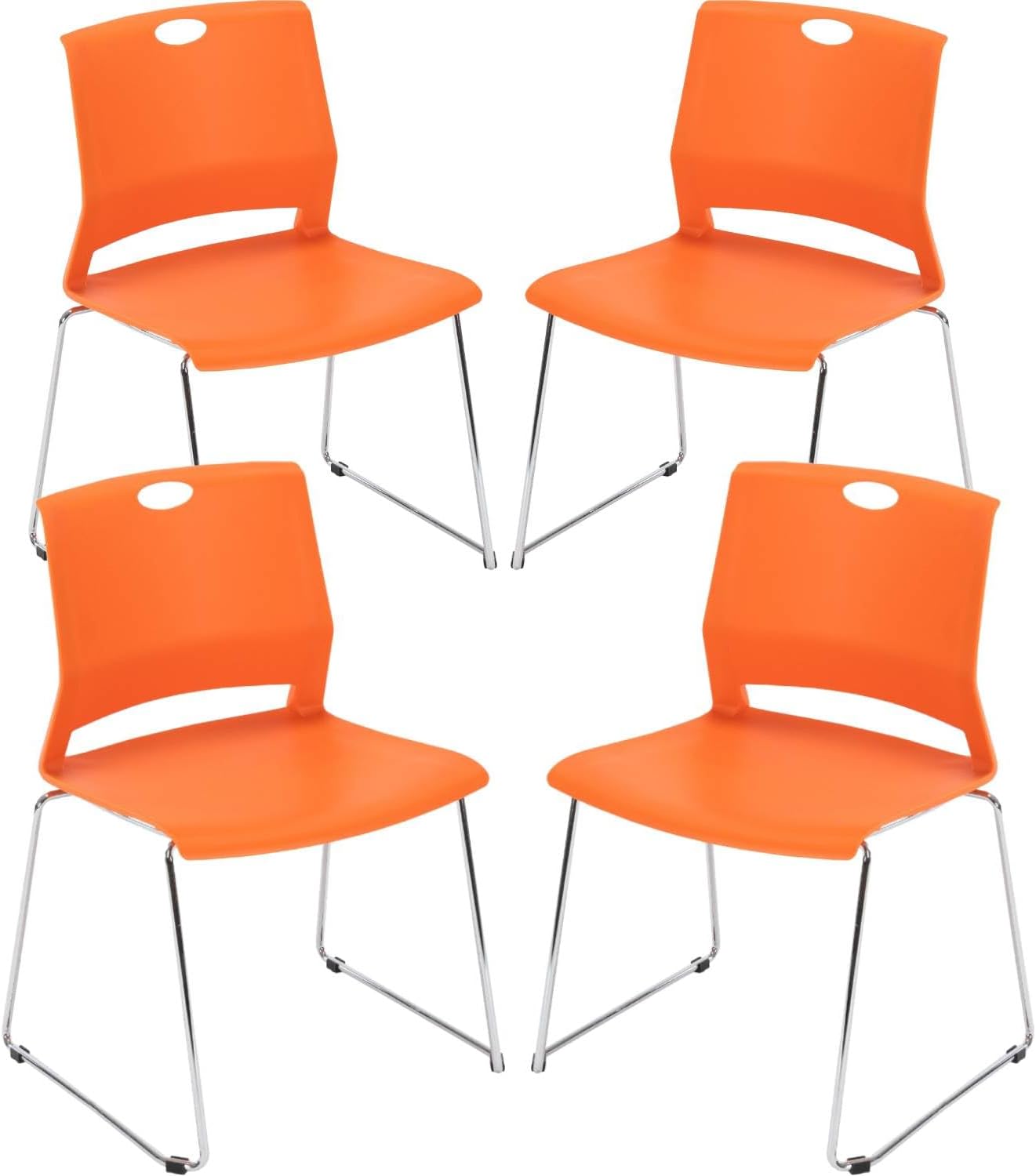 Amazon.com: Realspace® Sled-Base Stacking Chair : Office Products