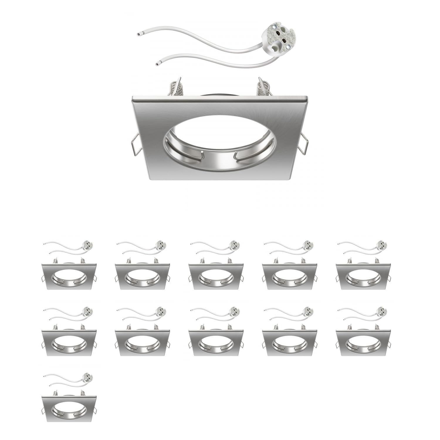 ledscom.de Ceiling mounting Frame RIR Mounting Frame Chrome matt ...