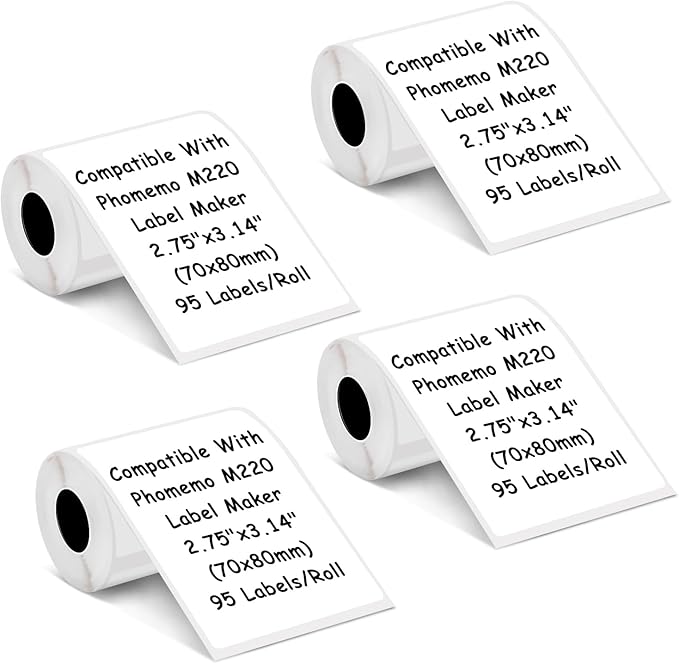 Amazon.com : Thermal Labels Compatible with NIIMBOT B3S/K3 Label ...