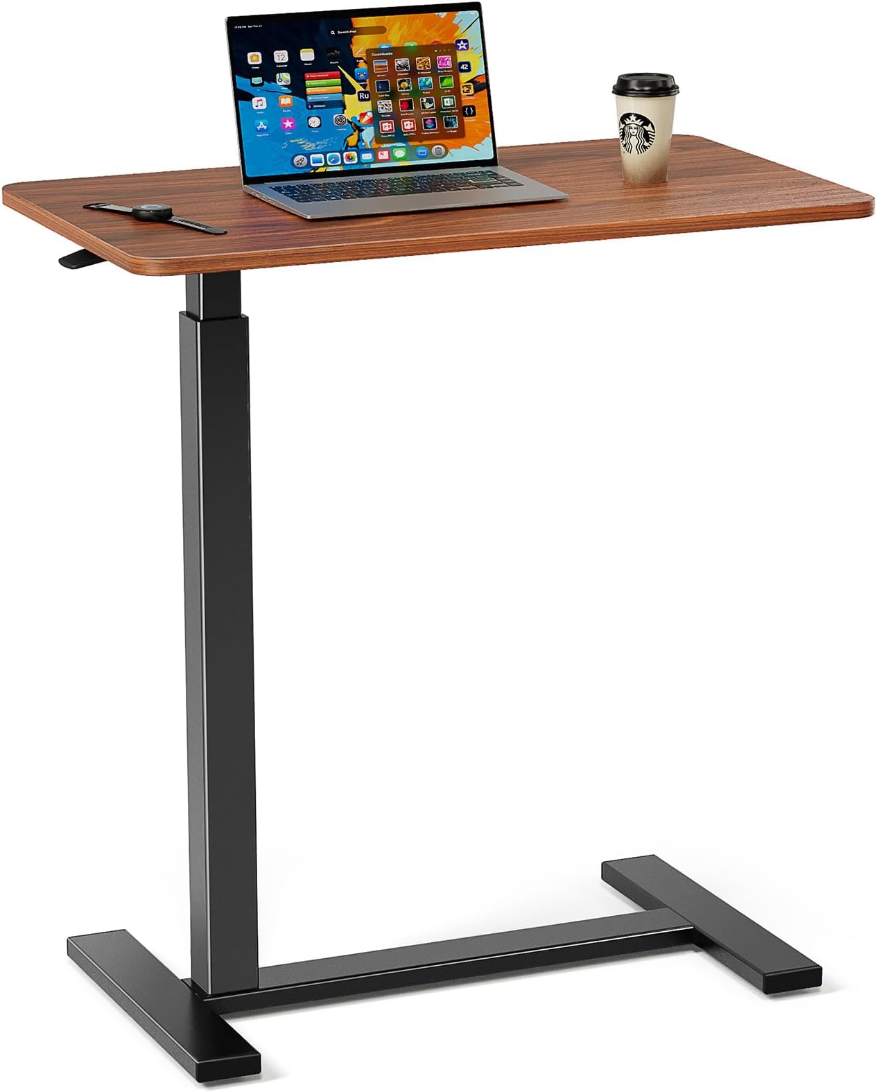 Amazon.com: FLEXISPOT Adjustable Overbed Bedside Table with Wheels ...