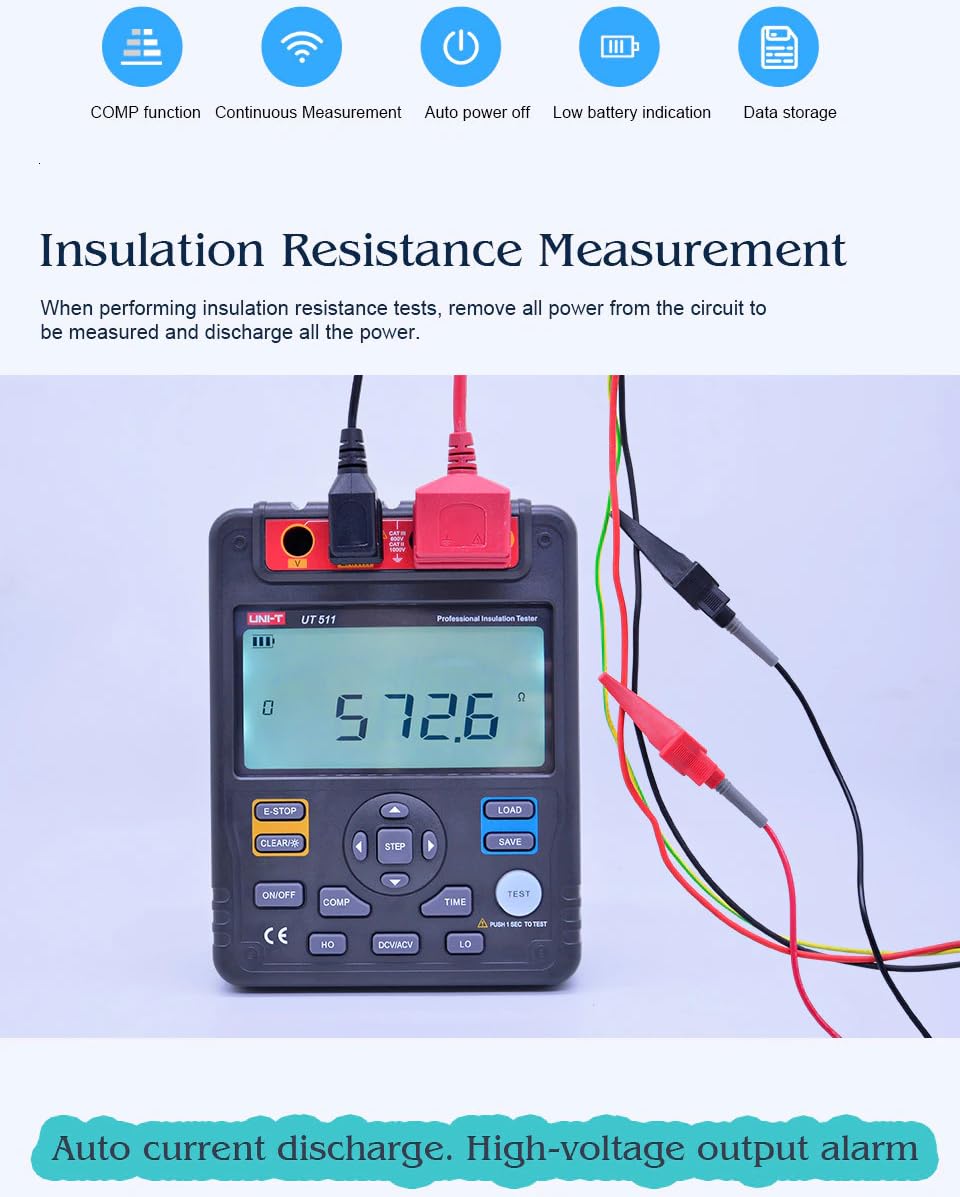 Snapklik.com : UNI-T Uni-Trend Ground Resistance Meter UT511/512/513A ...