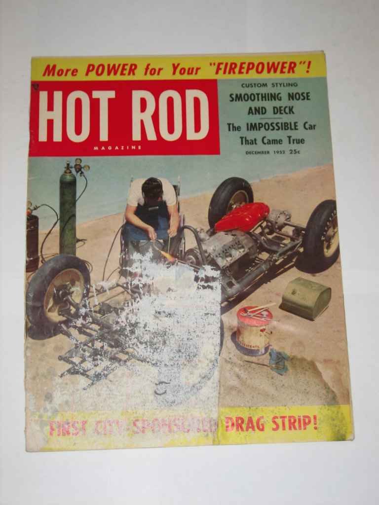 Vintage Hot Rod Magazine December 1952: Amazon.com: Books