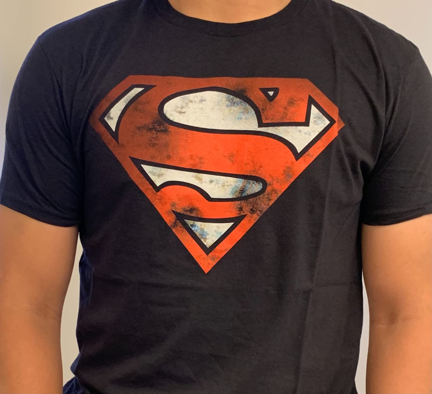 Amazon.com: Popfunk Classic Superboy Superman Logo T Shirt & Stickers ...