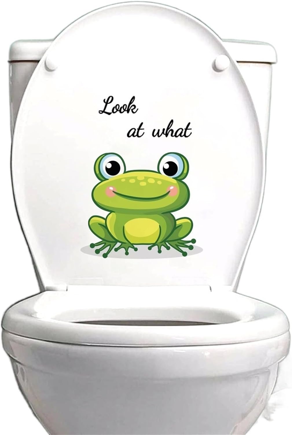 Adorable Animal Pattern Toilet Lid Decals Funly Washroom Room WC Toilet ...