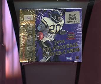 1995 Pacific Crown Collection Set NFL Football Card Wax Pack Box ...