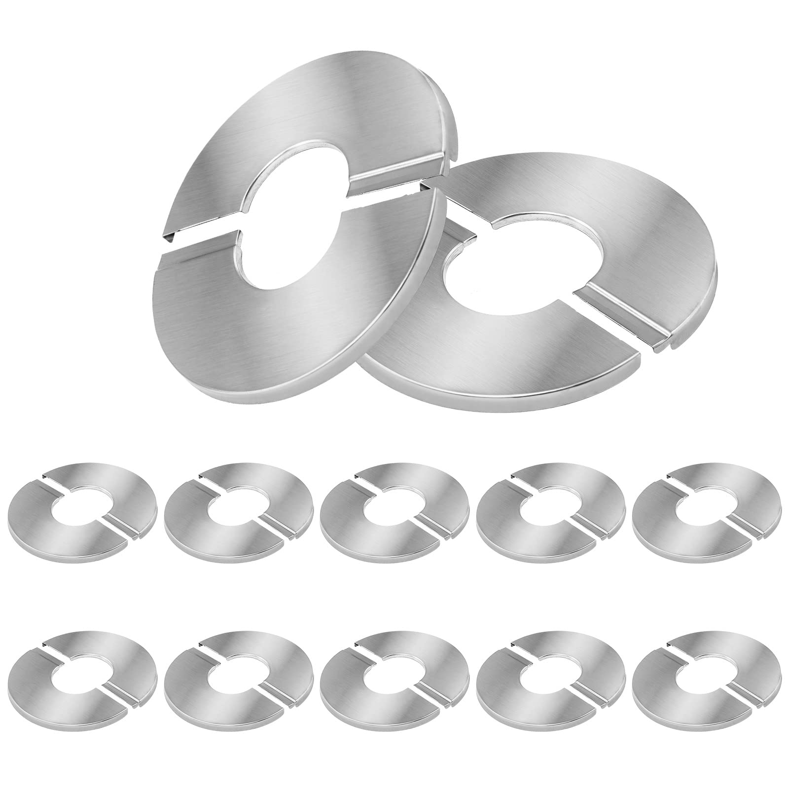 Unlorspy 12 Pcs 304 Stainless Steel Round Escutcheon Plate, 24mm/0.94 ...