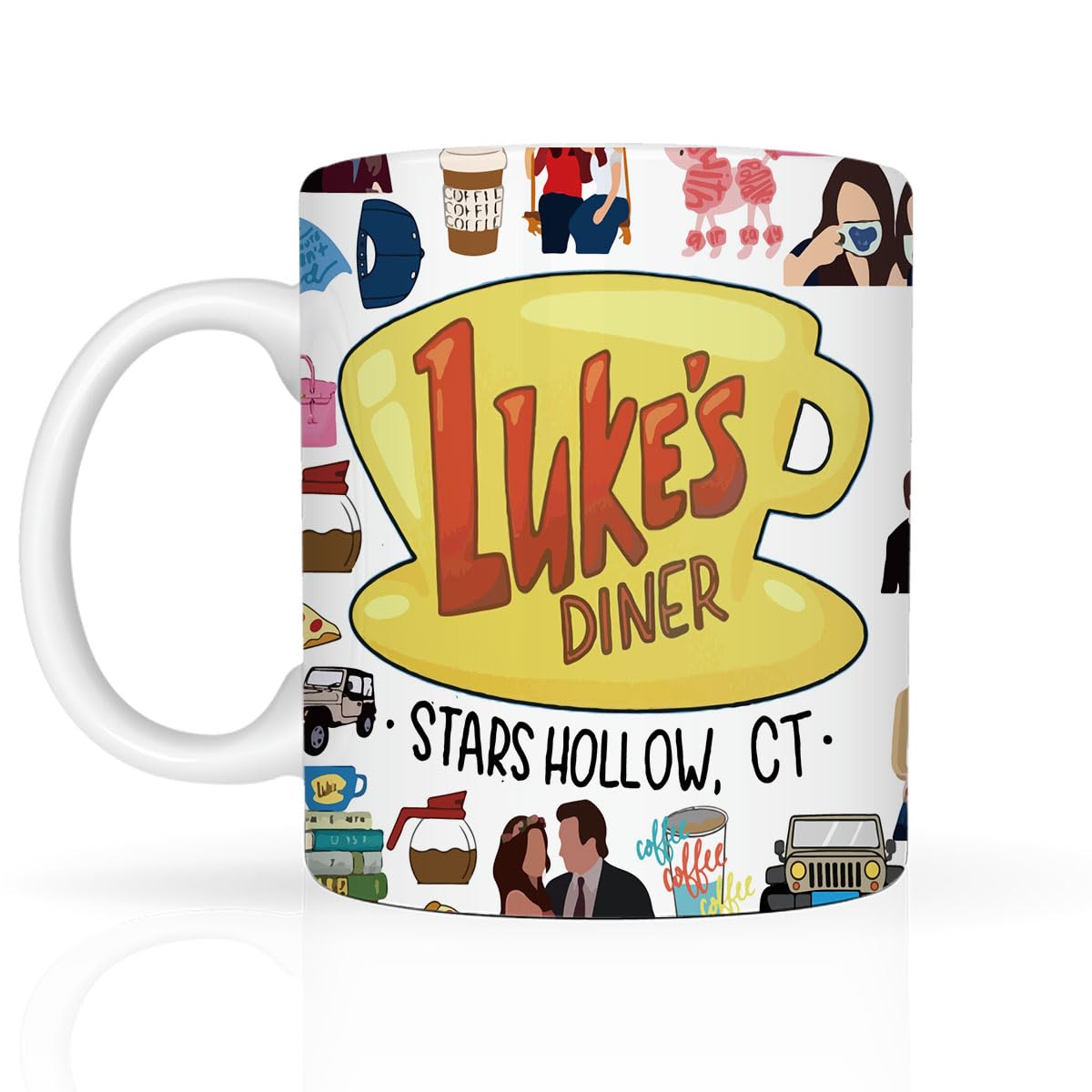 Amazon.com: LONGXIN Gilmore Inspired Mug Girls Merchandise Fans Gifts Luker's Dinner Inspired ...