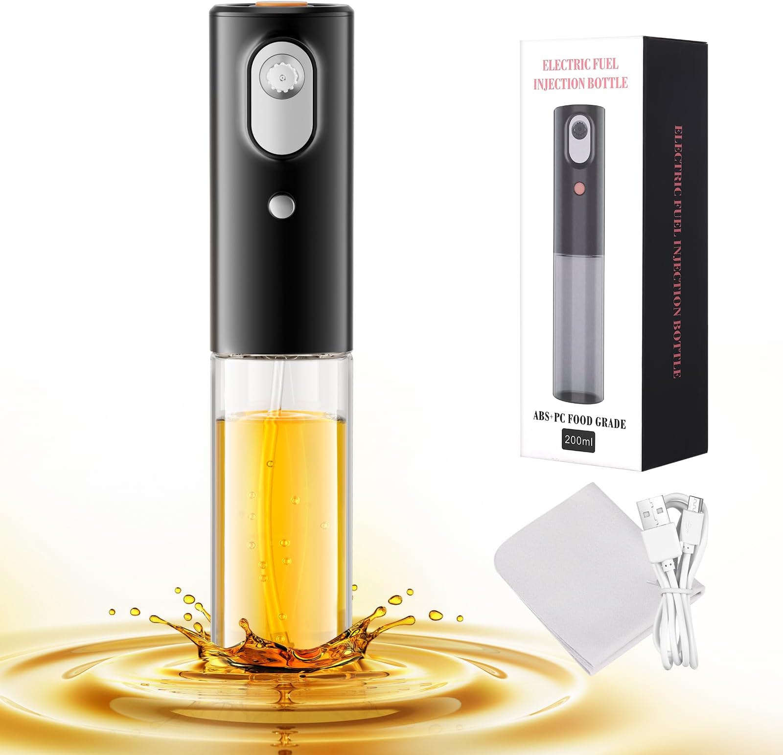 Amazon.com: Oil Sprayer for Cooking - Electric Olive Oil Sprayer ...