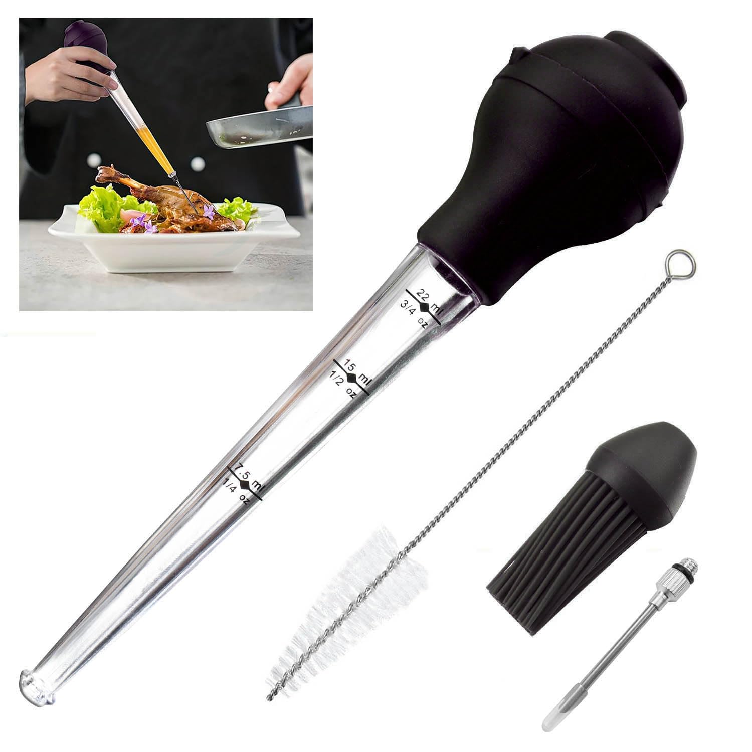 Amazon.com: HHDATC Roaster Turkey Baster With Cleaning Brush, Food ...