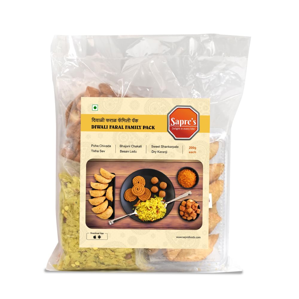 Diwali Faral Family Pack (6 Products) | Celebrate diwali with authentic ...