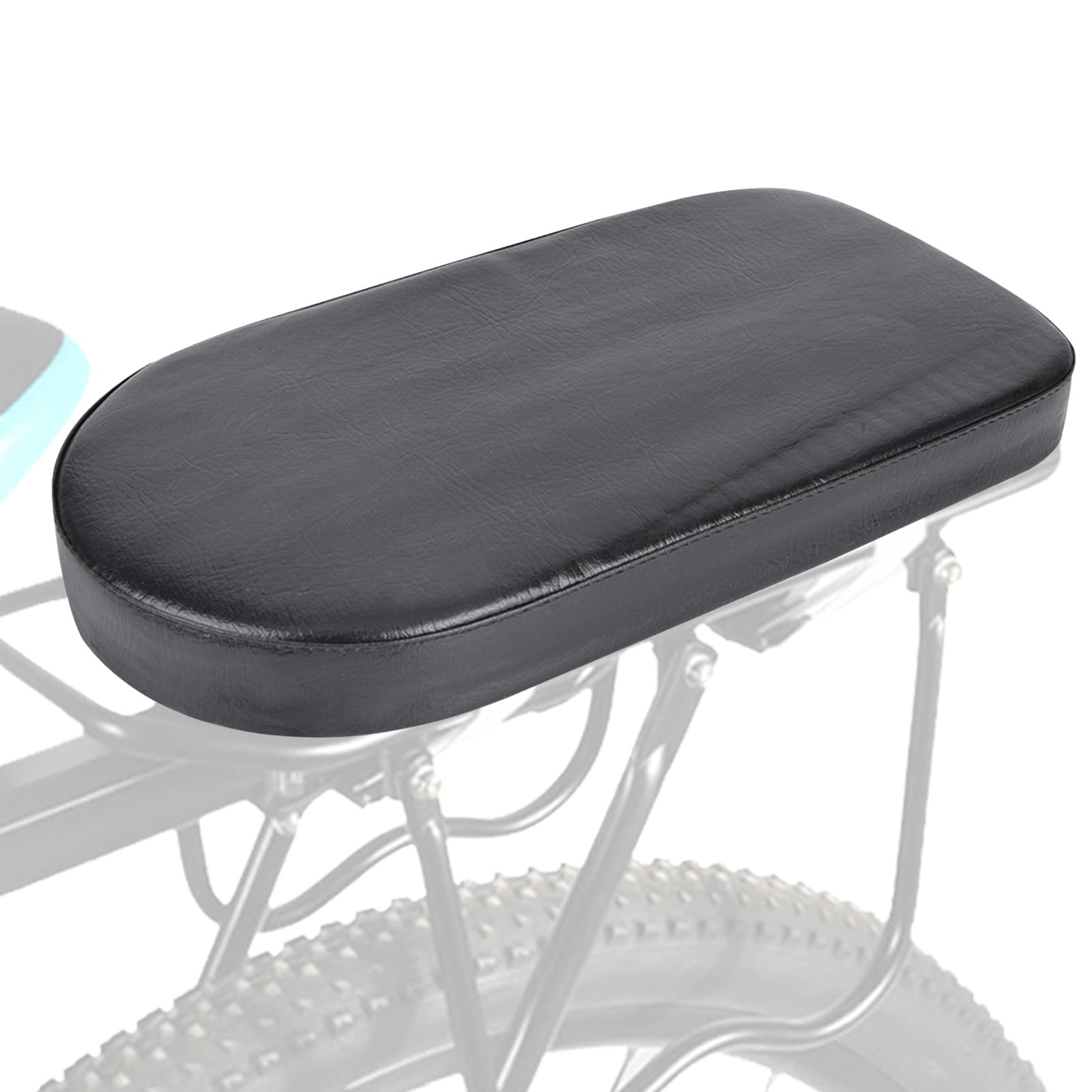 Bike Back Shelf Seat Cushion, Universal Bike Rear Saddle Seat PU Cover ...