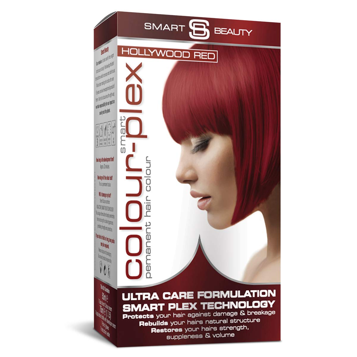 Amazon.com : Hollywood Red Hair Dye | PPD free Permanent red hair color ...