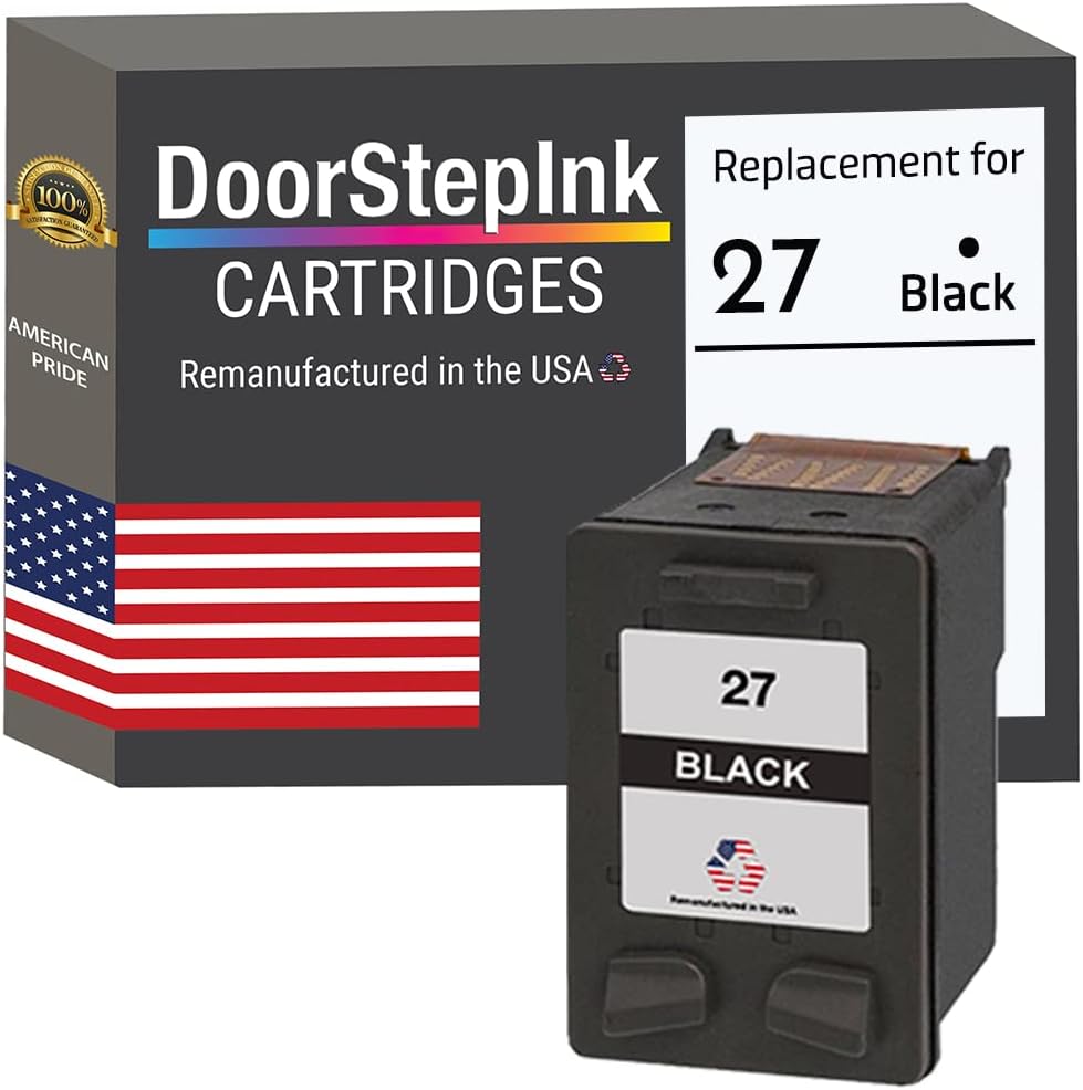 Amazon.com: HP Original 27 Black Ink Cartridge | Works with DeskJet ...