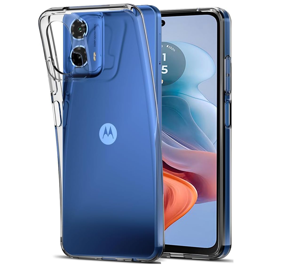 KP TECHNOLOGY Case For Motorola Moto G34 - Thin Soft Silicone Gel Case ...
