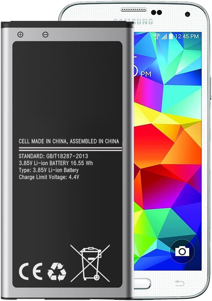 [4300mAh] Galaxy S5 Battery, (2023 New Upgraded) Battery Replacement ...