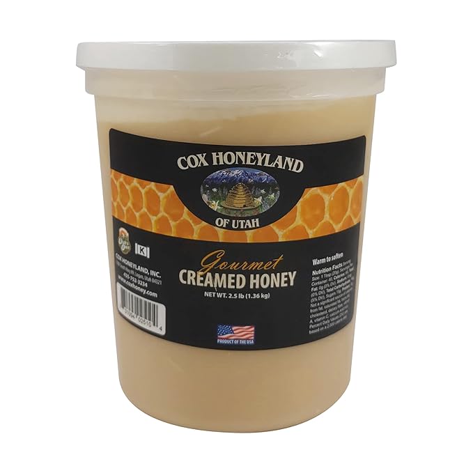 Amazon.com : COX HONEYLAND Bucket Creamed Honey, 40 OZ : Grocery ...