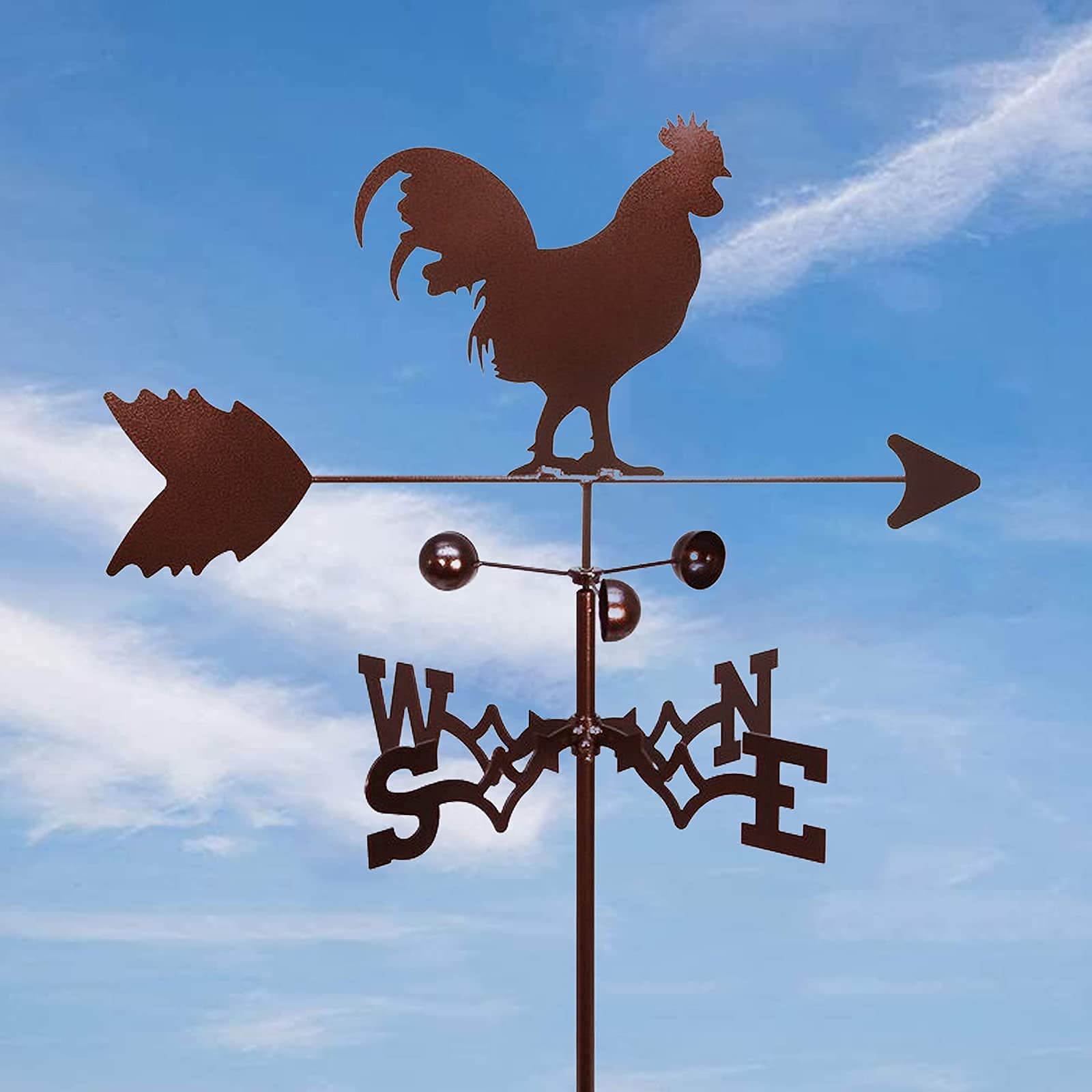 Weather Vane Silhouette Metal Craft Wind Vane Weathervane With Animal