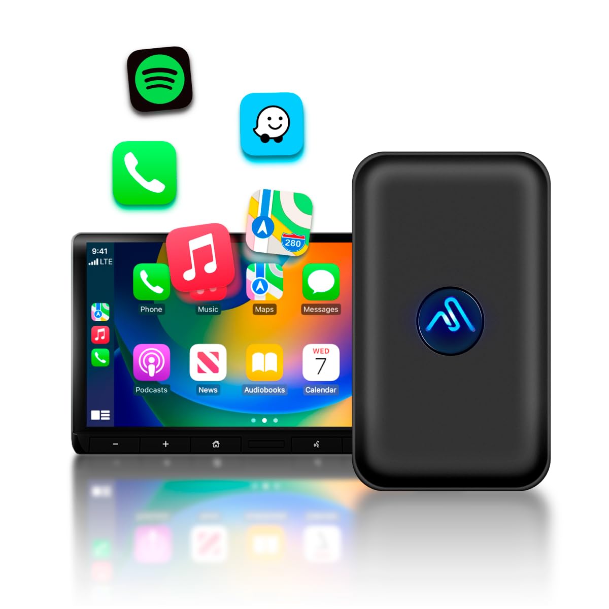 Snapklik.com : Wireless CarPlay Adapter 2024 Nano Series - Smallest ...