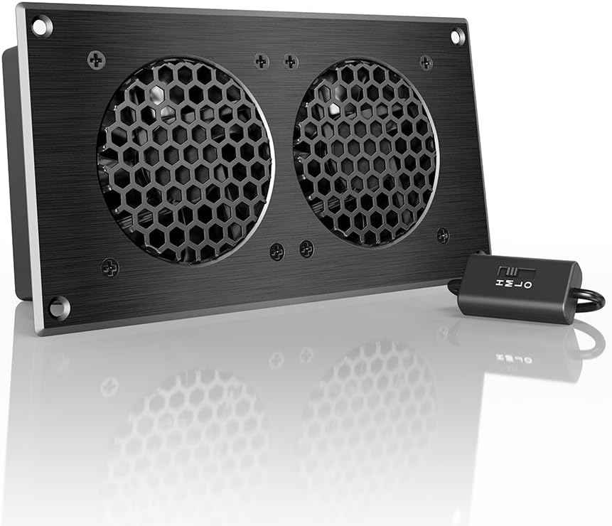 Amazon.com: CabCool 802 Lite Dual 80mm Fan Cooling Kit for Cabinet ...