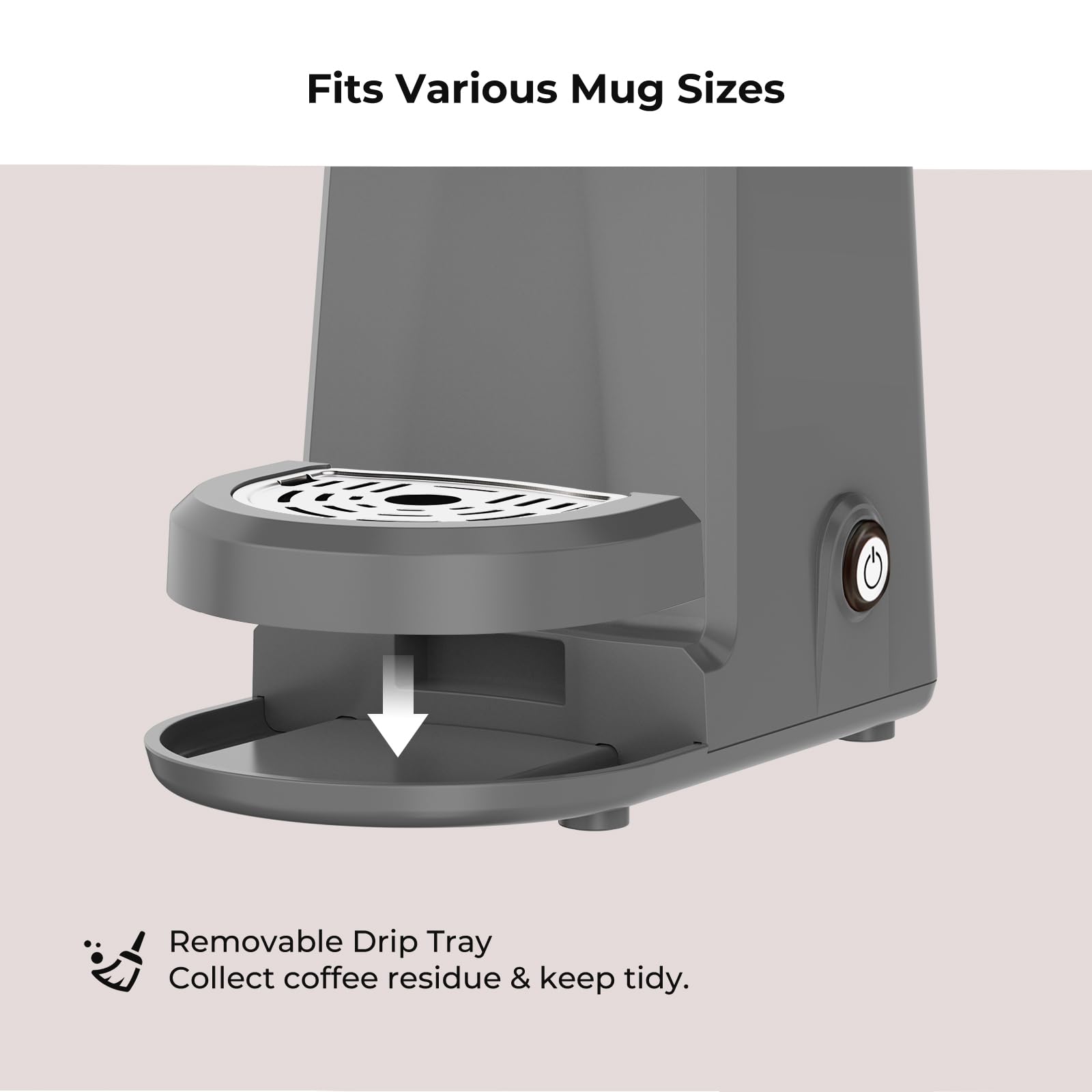 Snapklik.com : Mini Coffee Maker For K Capsule, Single Serve Coffee ...