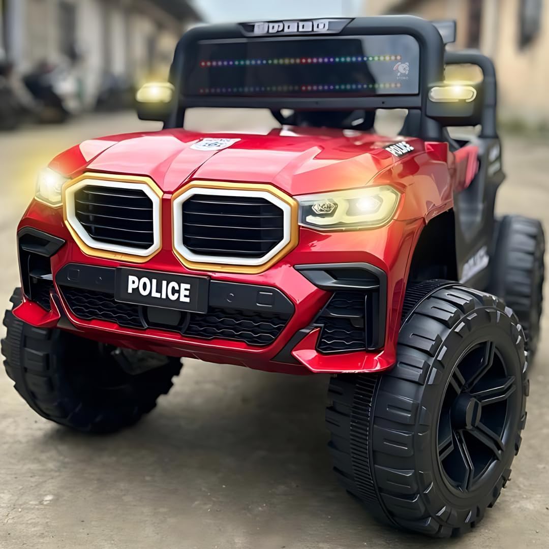 Buy Storio Premium Rechargeable Baby Battery-Powered Electric Car Jeep ...