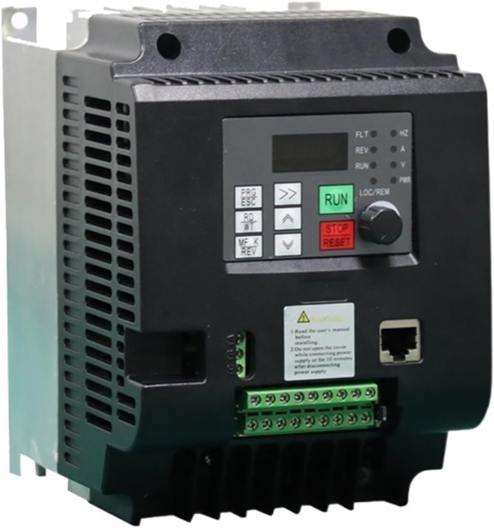 Converter Single Phase Input Three Phase Output 11kw 15HP VFD Variable Frequency Drive Inverter ...