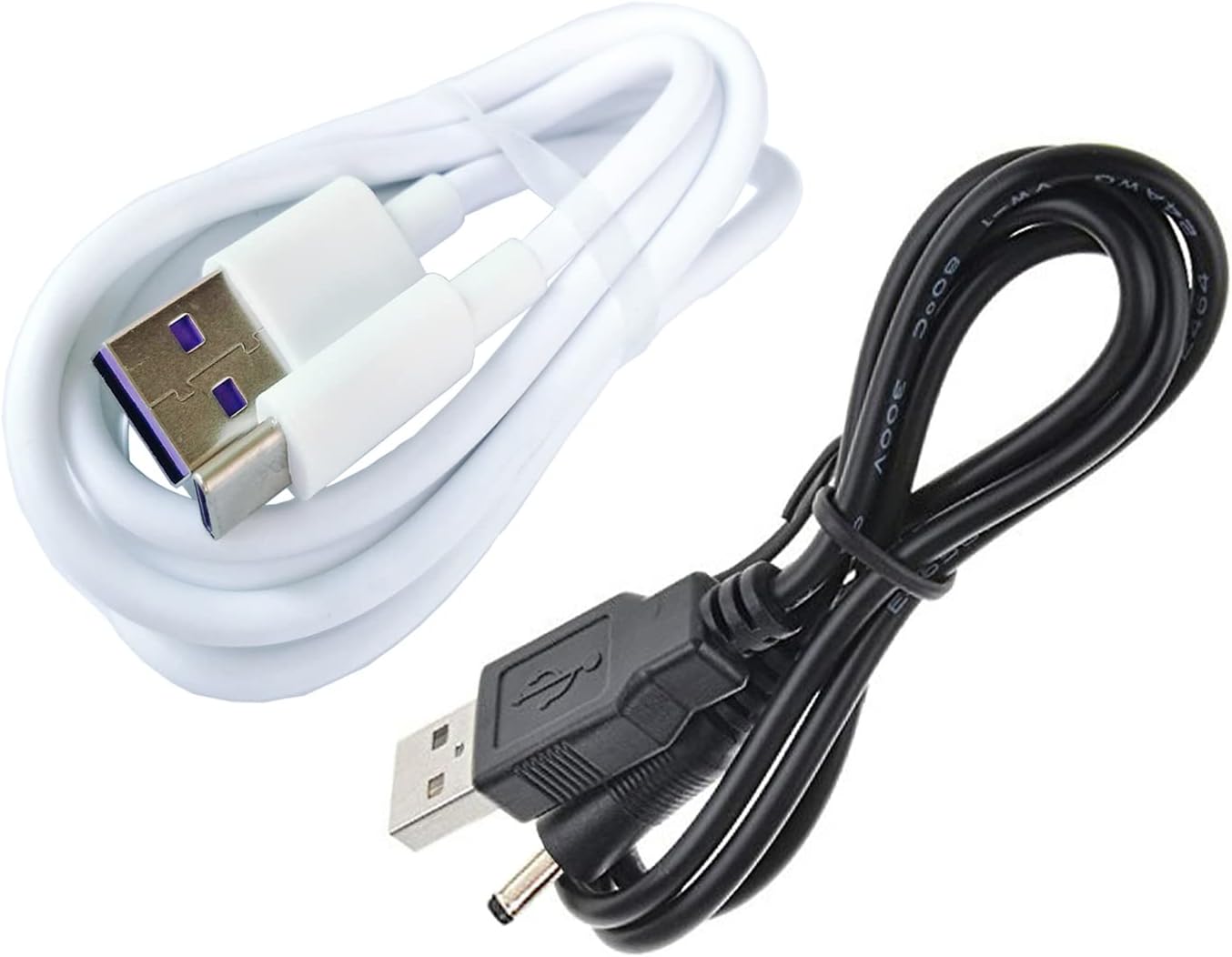 Amazon.com: UpBright USB C Charging Cable + Barrel Plug DC 5V USB ...