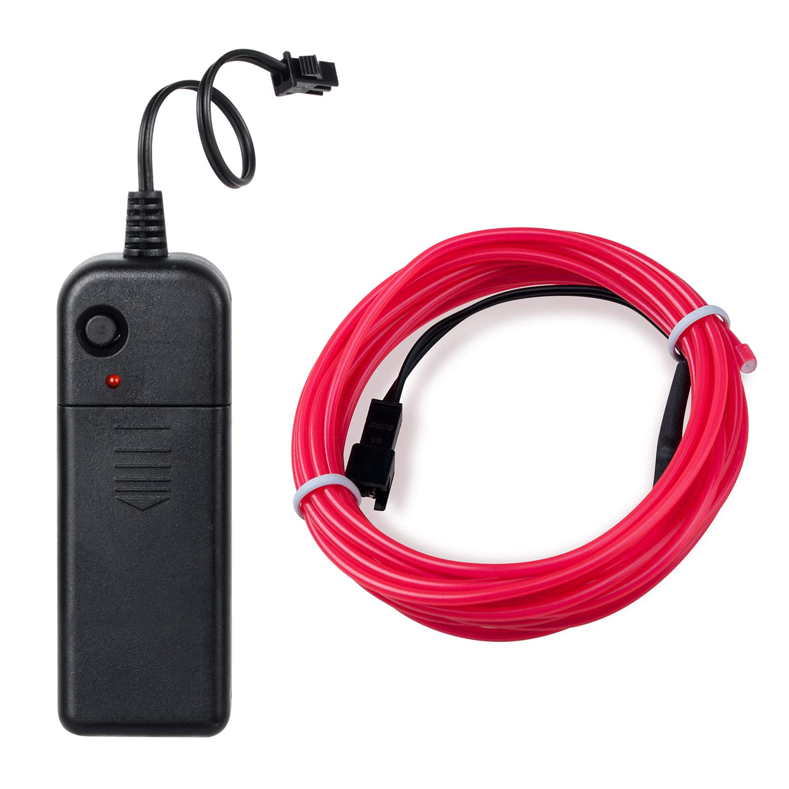 DecorSea Neon EL Wire Kit 16.5ft Super Bright Electroluminescent Wire ...