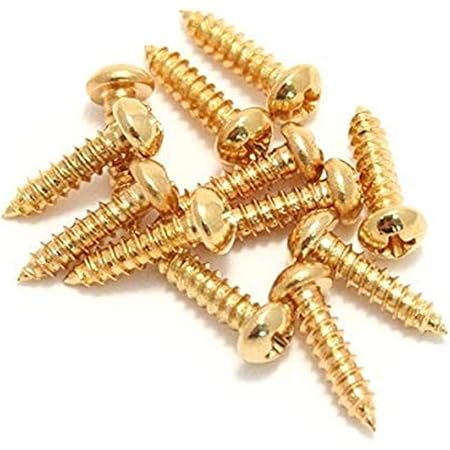 Amazon.com: 12 Pack #2 x 3/8 inch Stainless Steel Tuner Screws Phillips ...