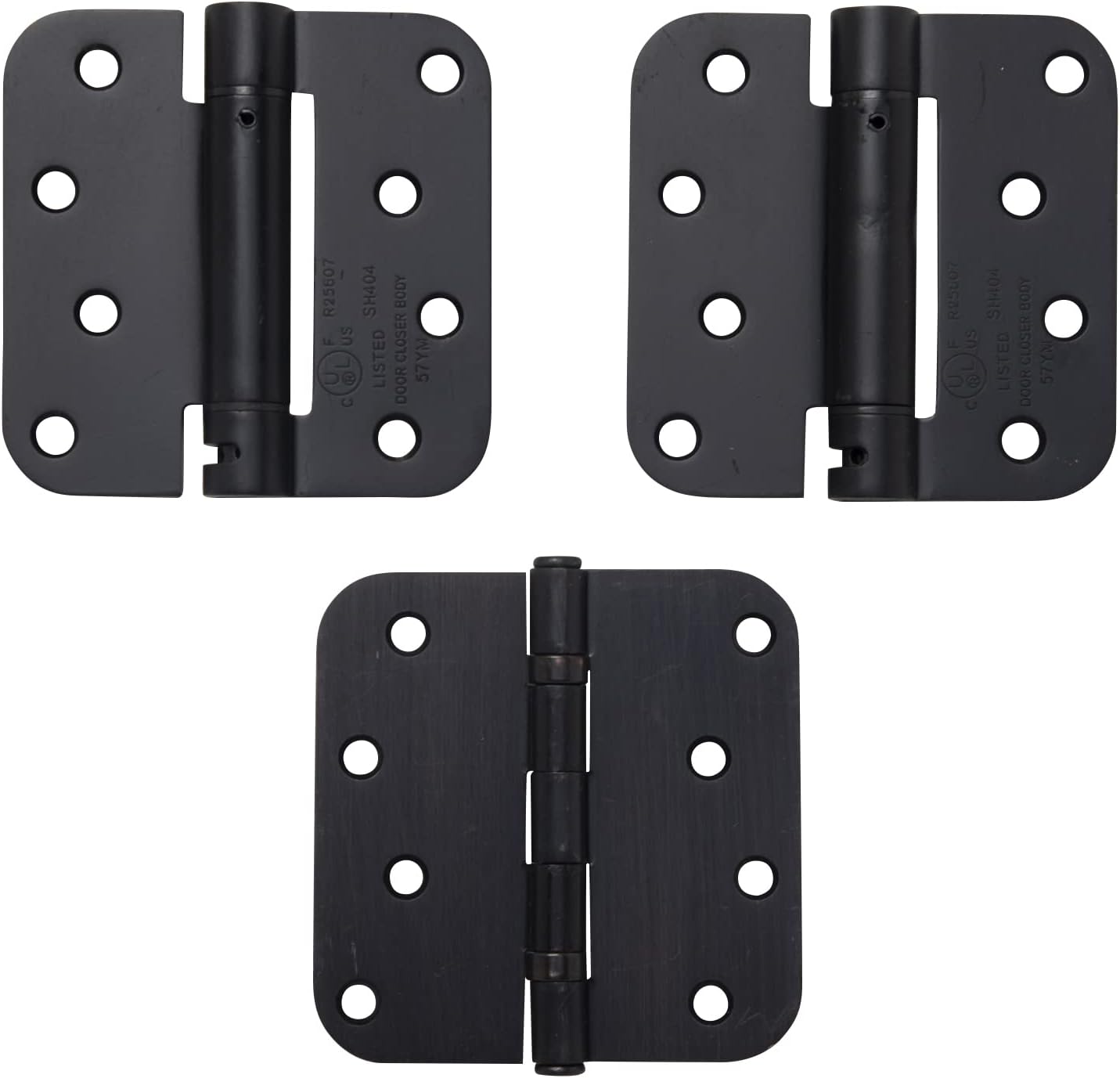 Penrod Spring Hinges for Doors 4 Inch with 5/8 Inch Radius, Satin ...