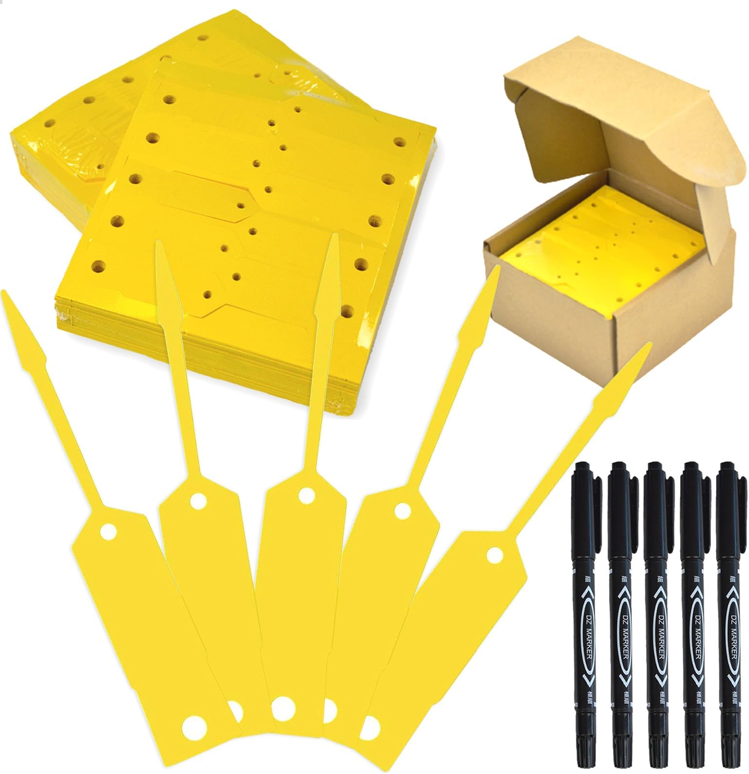 Amazon.com : 2000 Pieces Self Locking Arrow Key Tags Car Key Labels ...