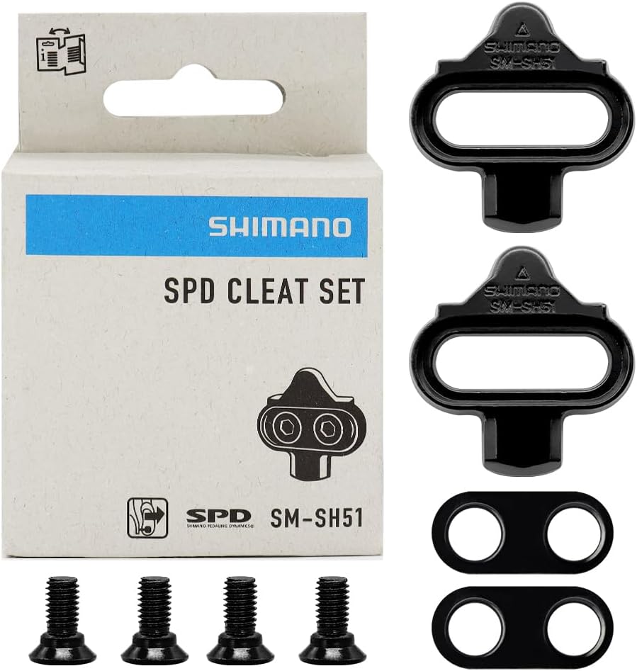 SHIMANO SPD Pedal Cleats SH51 SH56 Shoes Cleats (SH51) : Amazon.co.uk ...