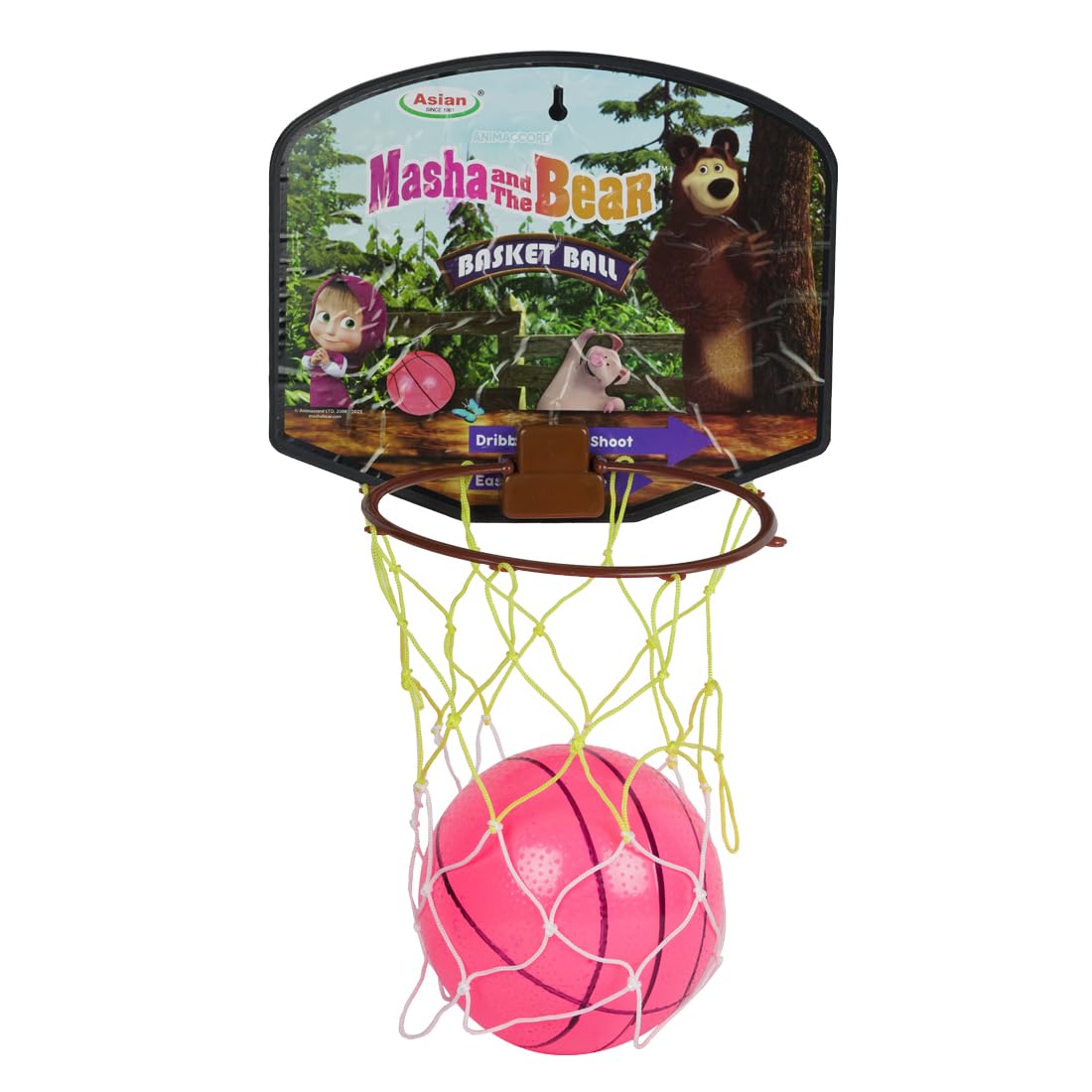 Asian Basketball with Net for Kids| Masha and The Bear Theme | Plastic ...