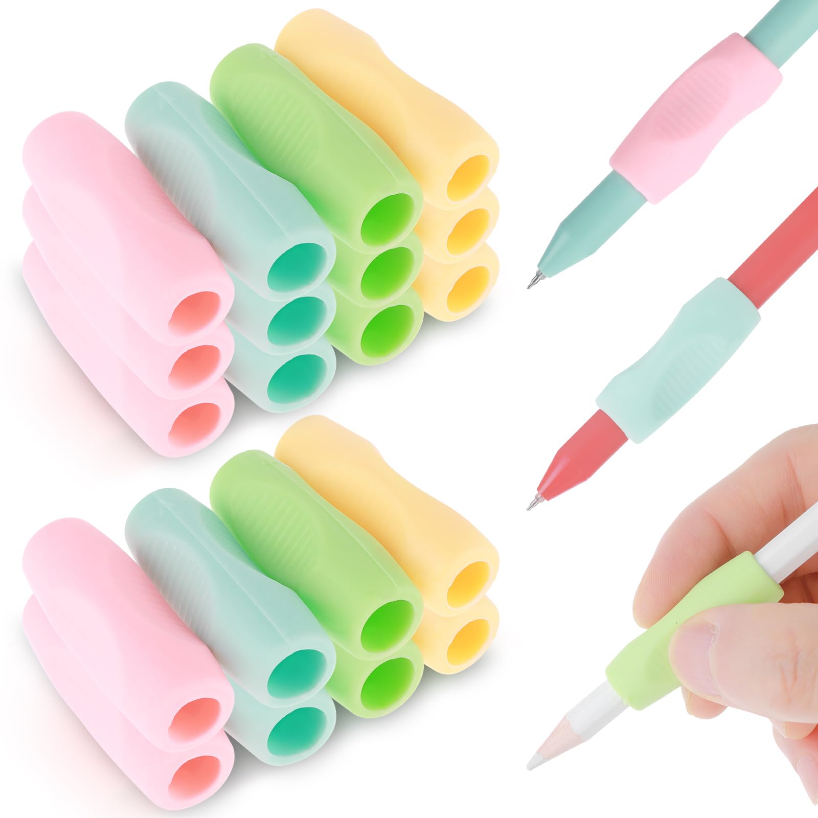 Amazon.com : Qianyu 20 PCS Pen Holder for Kids Handwriting The ...