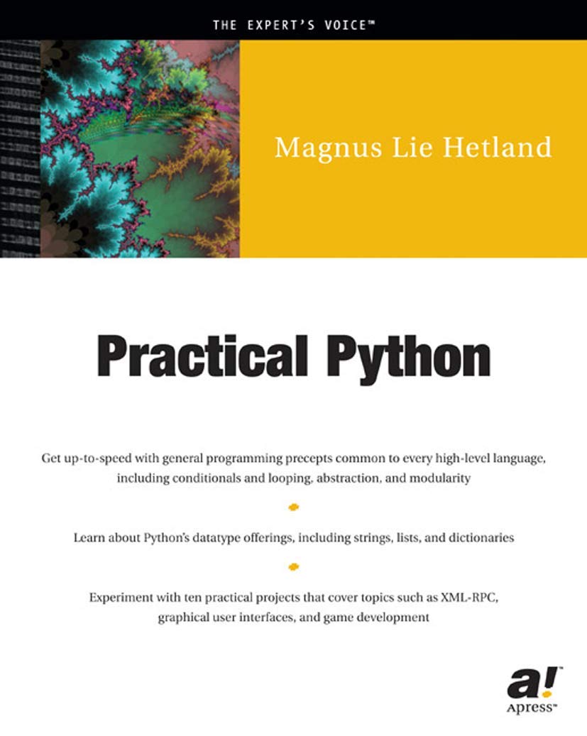 Practical Python: Hetland, Magnus Lie: 9781590590065: Amazon.com: Books