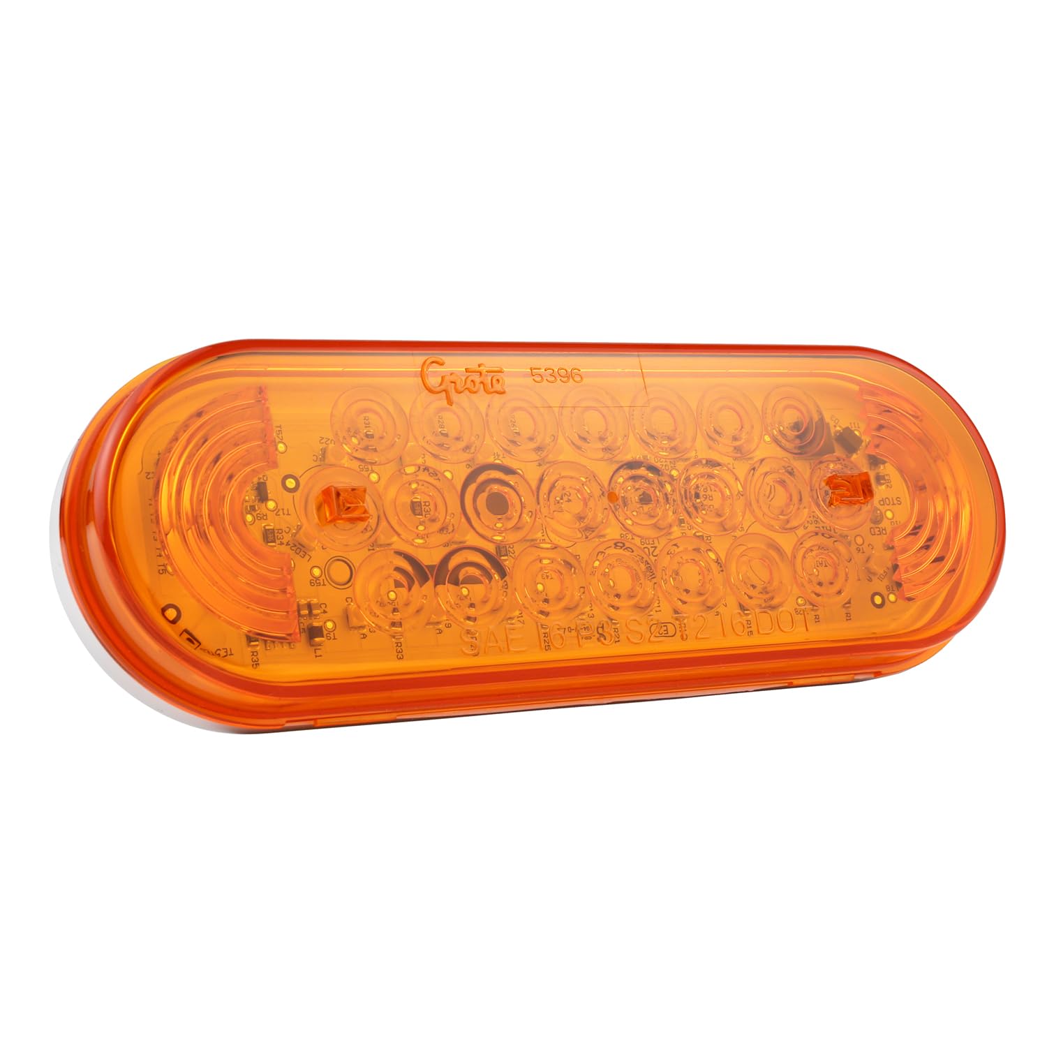 Amazon.com: Grote 77363 Yellow Oval LED Strobe Lights : Automotive